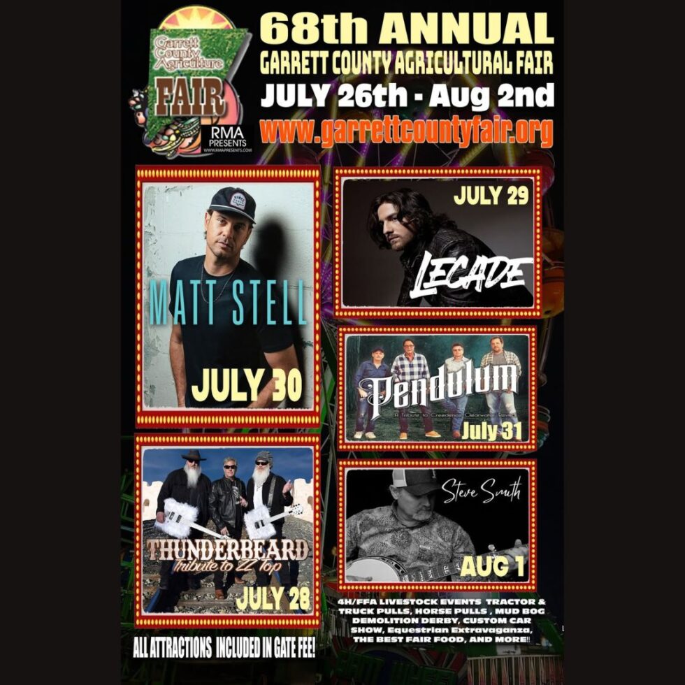 Garrett County Fair Announces Star-Studded Lineup for 2025 Festival in ...