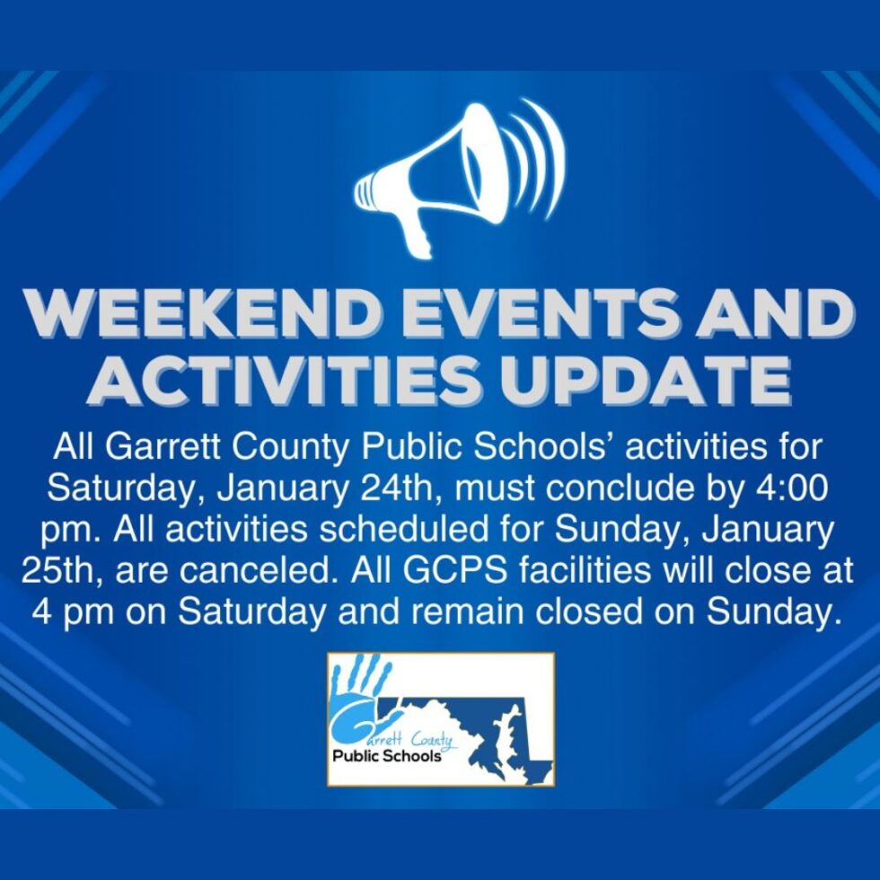 Garrett County Public Schools Weekend Events and Activities Update ...