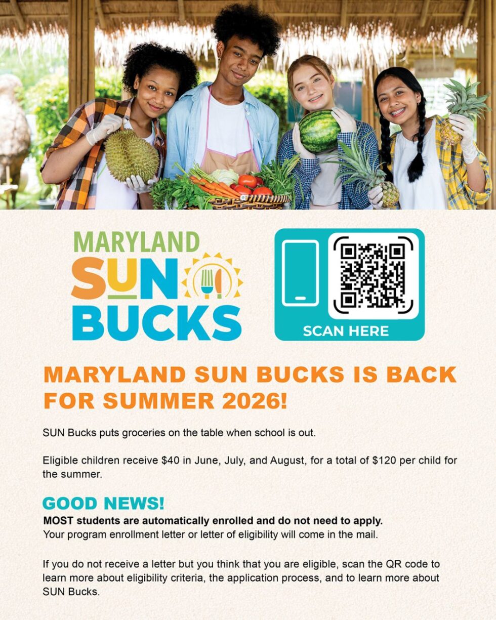 Maryland Sun Bucks is Back for Summer 2026! | Deep Creek Times