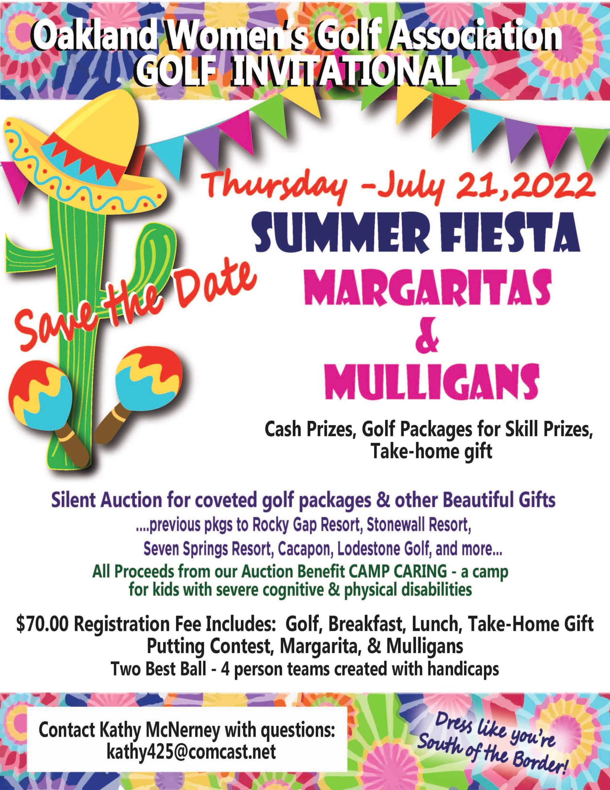 OWGA Charity Ladies Invitational: “Summer Fiesta, Margaritas ...